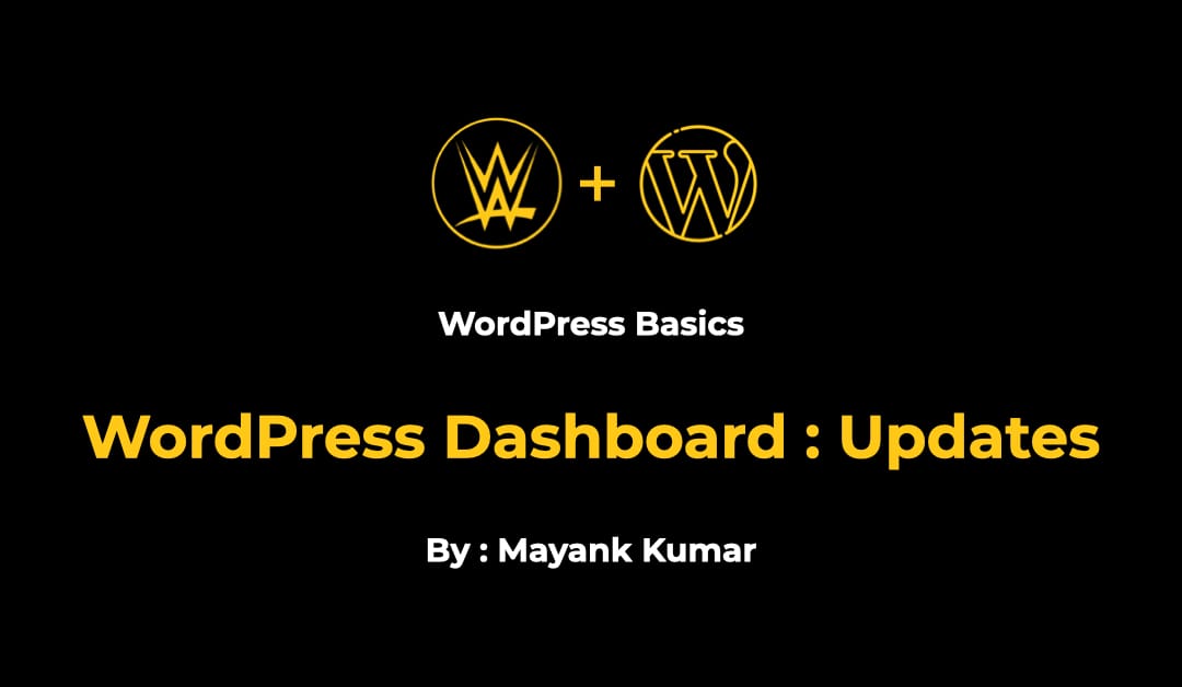 WordPress Dashboard : Updates | Web Wallah